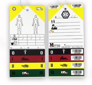 Disaster Tags W/ Elastic Tie (Bag of 50)